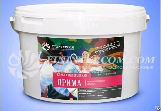 Краска интерьерная ВД-АК-201 Прима 6кг, цена в Челябинске от компании ...