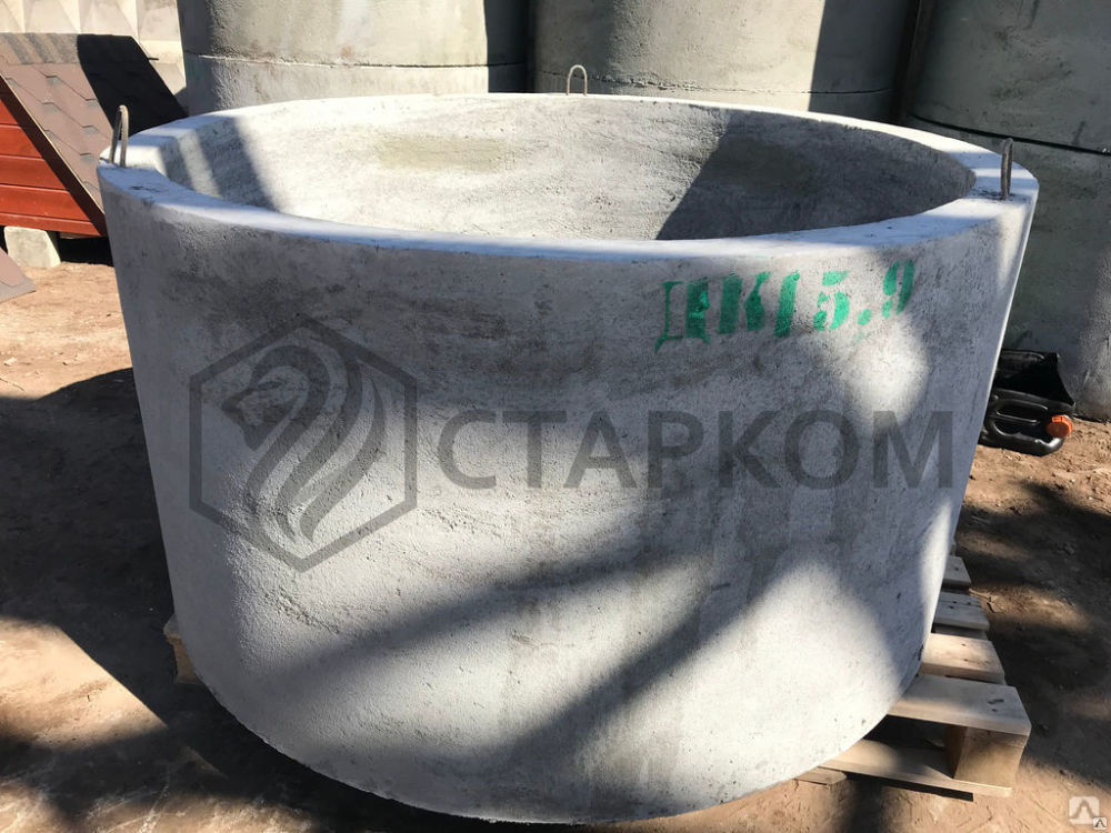 Кольцо бетонное с днищем ДК 15-9 / ДК 15-9 паз купить в Санкт ...