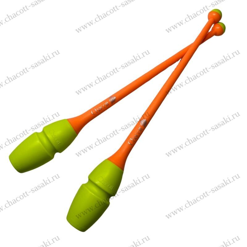 Булавы для художественной гимнастики Chacott 41 см, желто-абрикосовые 383 купить в Москве