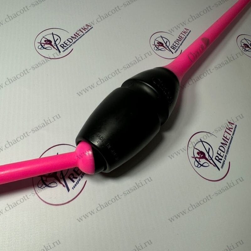 Булавы для художественной гимнастики Chacott 41 см, черно-розовые 143 купить в Москве