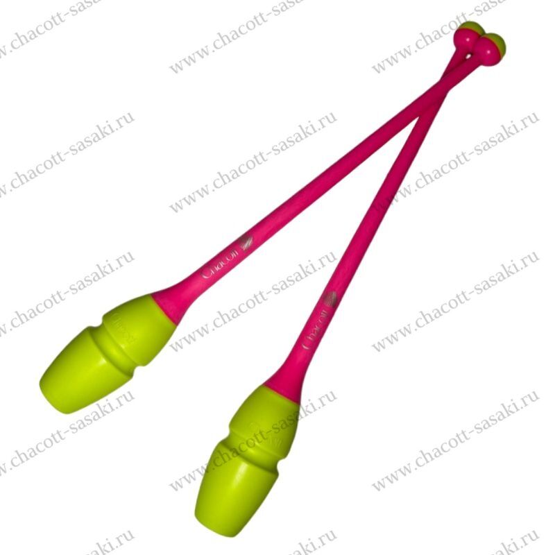 Булавы гимнастические Chacott 41 см, желто-розовые 343 купить в Москве ...