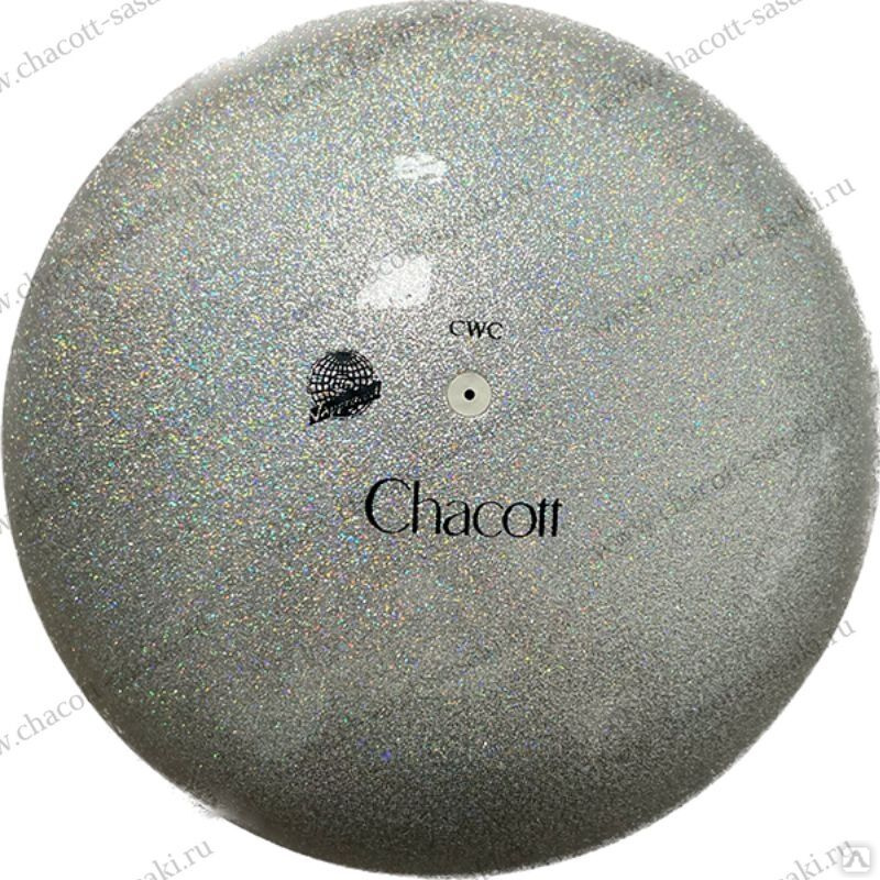 Мяч для художественной гимнастики Chacott Jewerly 18,5 см, серебряный 598 купить в Москве