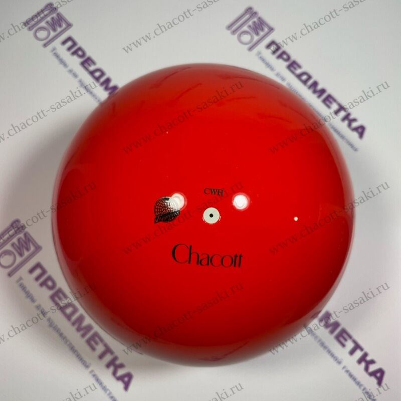 Гимнастический мяч Chacott 18,5 см, красный 052 цена в Москве с доставкой