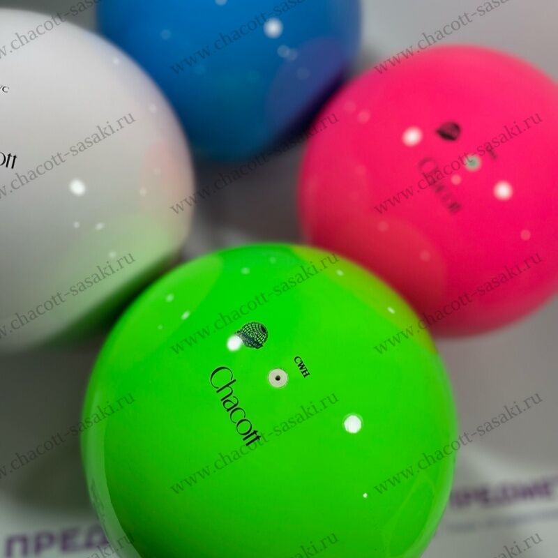 Купить мяч для художественной гимнастики Chacott 18,5 см, зеленый 032 в Москве
