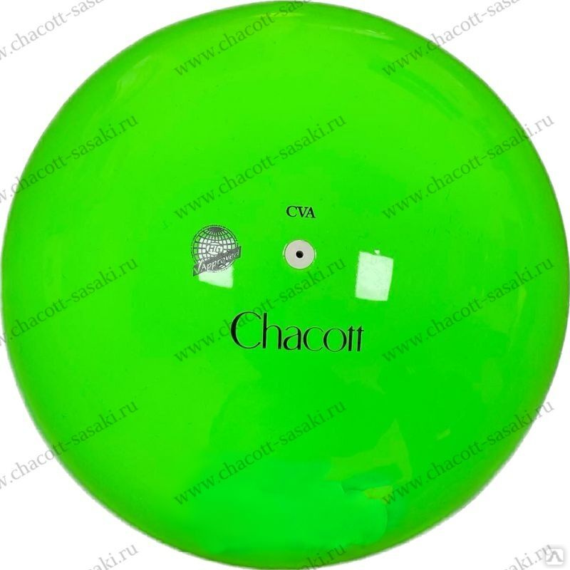 Купить мяч для художественной гимнастики Chacott 18,5 см, зеленый 032 в Москве