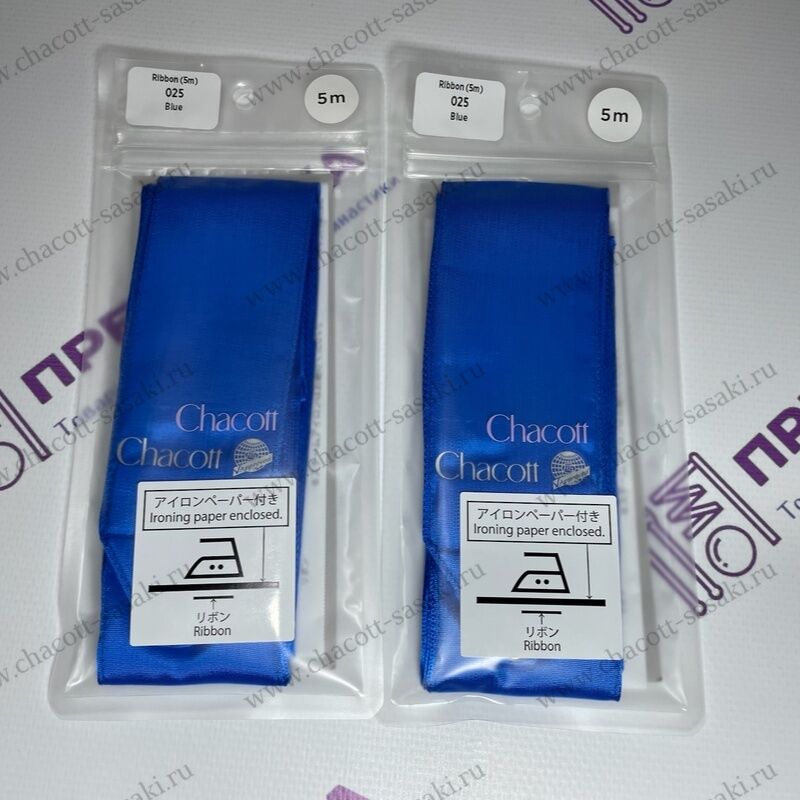 Купить ленту для художественной гимнастики Chacott Ribbon 5 м, голубую 025 в Москве