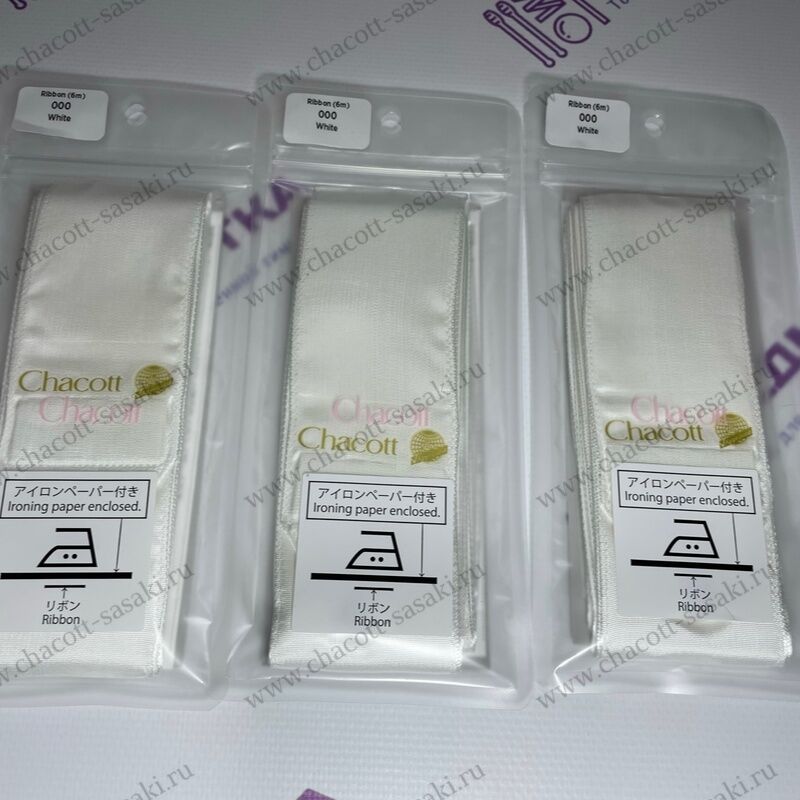 Лента гимнастическая Chacott Ribbon 6 м, белая 000 купить в Москве с ...