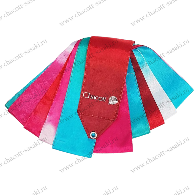 Лента для художественной гимнастики Chacott градиентная Ribbon 6 м, клубничная 753 цена в Москве