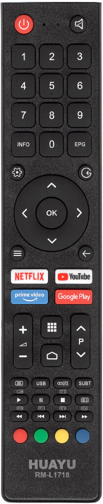 Пульт ДУ универсальный HUAYU RM-L1718 LCD TV, цена в Новосибирске от компании Радиомир — сеть ...